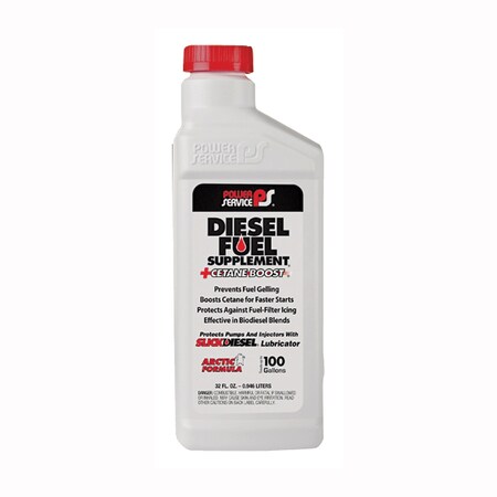 Power Service 01025-12 DIESEL FUEL SUP ANT GEL AND CETANE BOOST ...