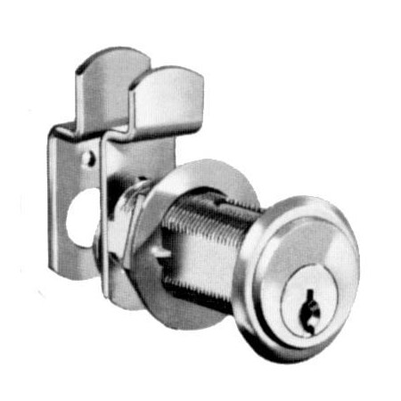 Compx National Pin Tumbler Cam Lock Dull Chrome 810626D915 | Zoro