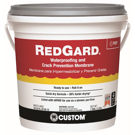 Custom Building Products WATERPROOFER REDGARD 1G LQWAF1-2 | Zoro