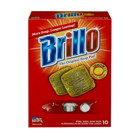 Brillo Brillo Wl Pad Lemn 10Ct 23320 | Zoro