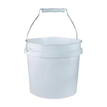 Leaktite Plastic Pail 1Gal Hd Wht 001G01WH024 | Zoro