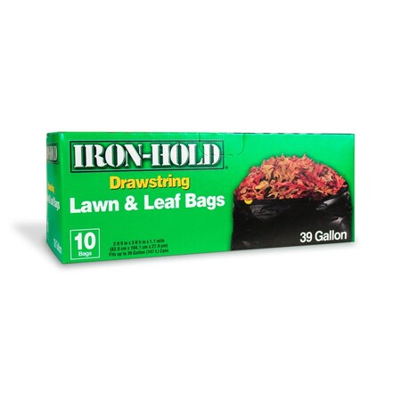 Iron-Hold Lawn&Leaf Bgs Blk 39Gal 618730 | Zoro