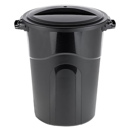 Rough & Rugged Round Trash Can 32Gal TI0019 | Zoro