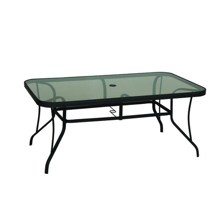 Living Accents Roscoe Glass Table TGS66PB | Zoro
