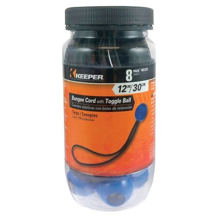 Keeper Bungee Cord W/Ball 8 Pk 06325 | Zoro