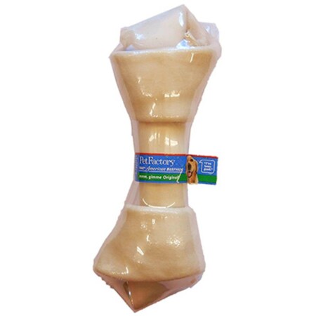 Pet Factory Inc 9-10" Rawhide Dog Bone 79909 | Zoro