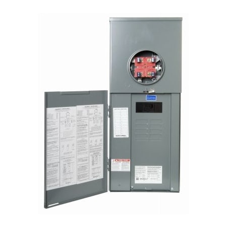 SQUARE D BY SCHNEIDER ELECTRIC RC Meter Main 200A, 8, Main Lug, surface ...