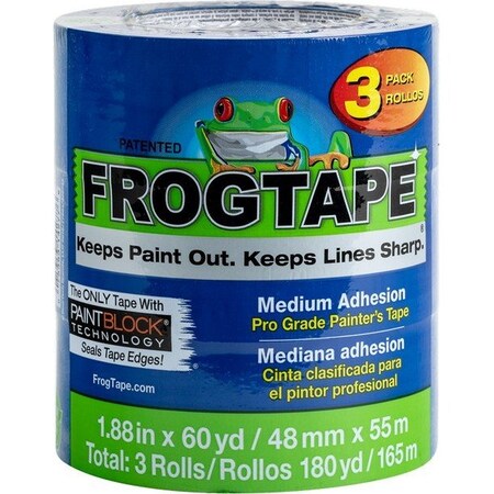 Shurtech Brands 3Pk 1.9"X60Yd Frog Tape 104957 | Zoro