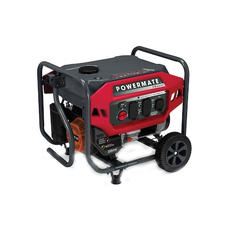 Generac Portable Generator, 3,600 W Rated, 4,500 W Surge, Recoil Start ...