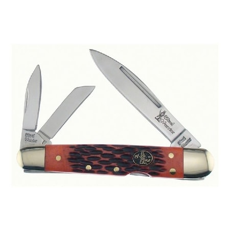 Frost Cutlery Company 3 Blade Whittler Knife SW-116RWJ | Zoro