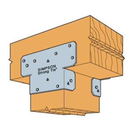 Simpson Strong-Tie Ac6 6X6 Twin Post Cap AC6 | Zoro