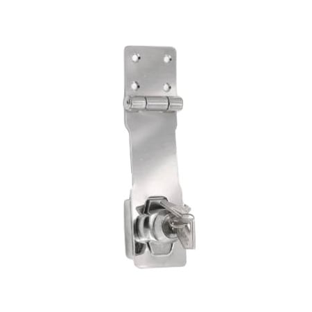 Belwith 4-1/2"Chr Key Hasp Lock 3708 | Zoro