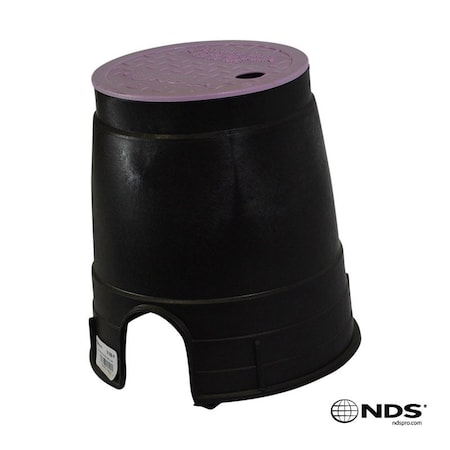 Nds 6" Rnd Valve Box Cover D109-P | Zoro