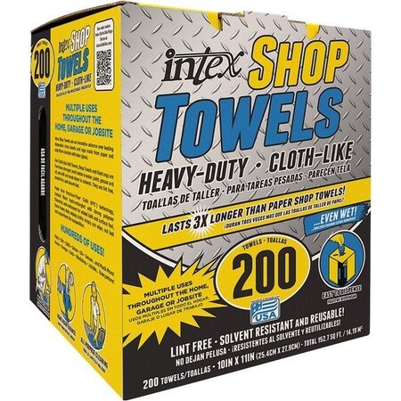 Intex Supply Co 200Ct 10X11 Cloth Rags NW-00254-200 | Zoro