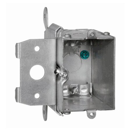 Steel City Electrical Box, 20 cu in, Outlet Box Type, 1 Gang, Steel ...
