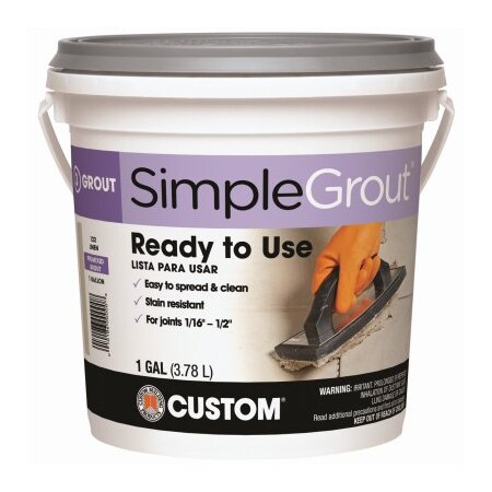 Custom Building Products Grout Premix Delorean Gray 1Ga PMG1651-2 | Zoro