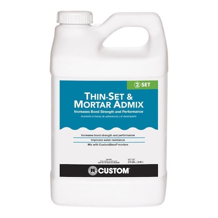 Custom Building Products Admix Thin Set Mortar 2.5Gal AMA2 | Zoro
