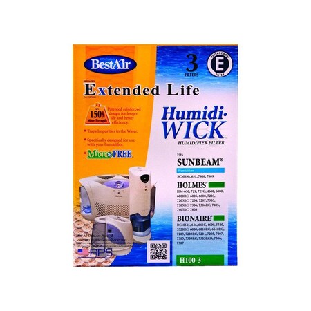 Bestair Filter Replacement Humidifier H100-3-5/H100-6 | Zoro