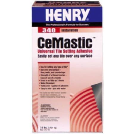 Henry Adhesive Tile Sttg 348 7.5Lb 12070 | Zoro