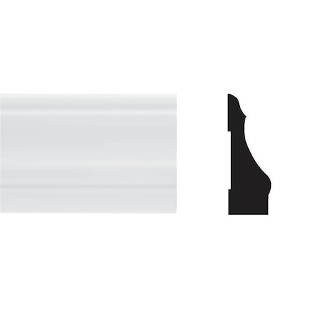 Royal Casing White Pvc Colonial 7Ft 5074261 | Zoro