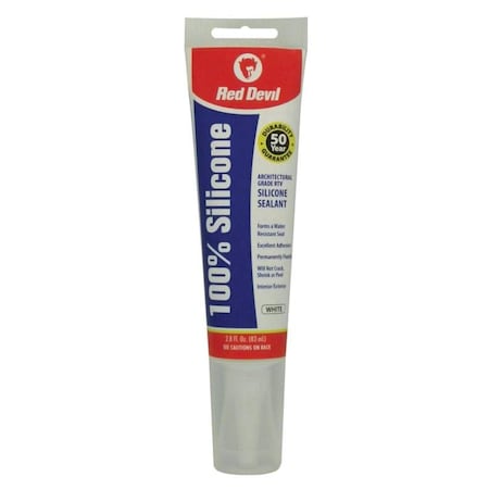 Red Devil Sealant Sili Pure White 2.8Oz 0810 | Zoro