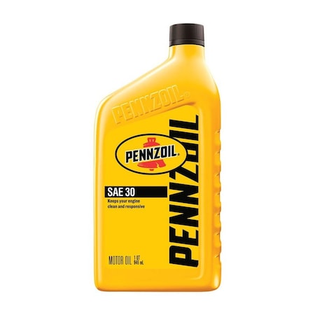 Pennzoil Oil Motor Pennzoil 30Wt Qt 550034991/3539 | Zoro