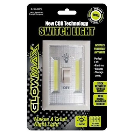 Glowmax SWITCH LIGHT 4AAA LED G-200LS-BP1 | Zoro