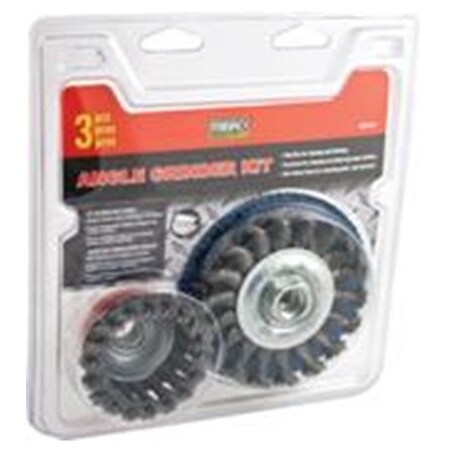 Mibro ANGLE GRINDER KIT 4 1/2 IN 3PC CLAM 978181 | Zoro