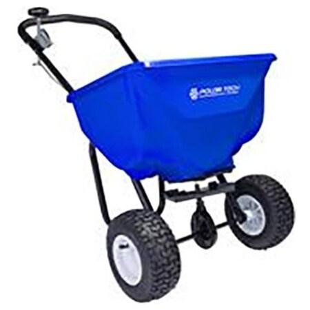 True Temper Spreader For Ice Melt, 9 in Pneumatic Wheels 90950 | Zoro