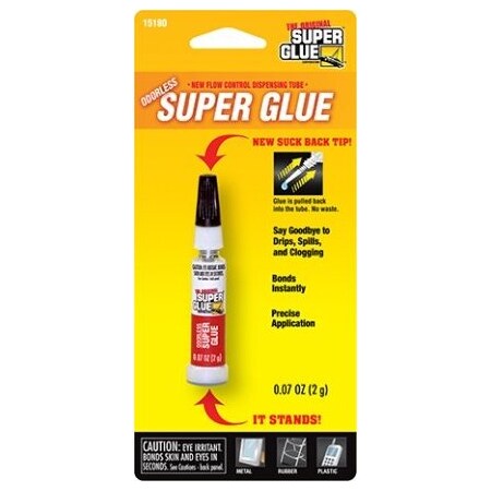 Super Glue .35 OZ CL ODORLSS SMART TUBE 11710094 | Zoro