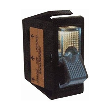 Calterm GLOW ROCKER SWITCH - RED 40310 | Zoro