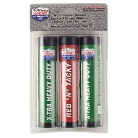 Lucas Oil MINI GREASE TUBES, 3PK 10315 | Zoro