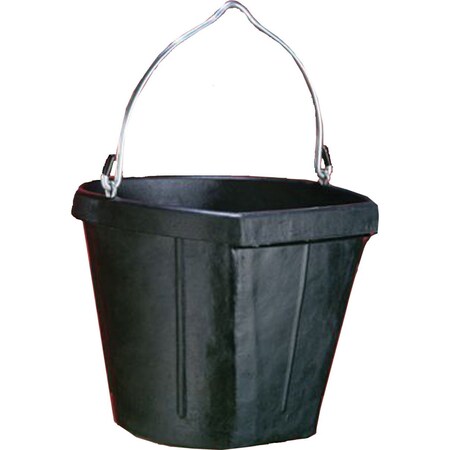 Fortex Rubber Flat Back Bucket B600-18 BLK | Zoro