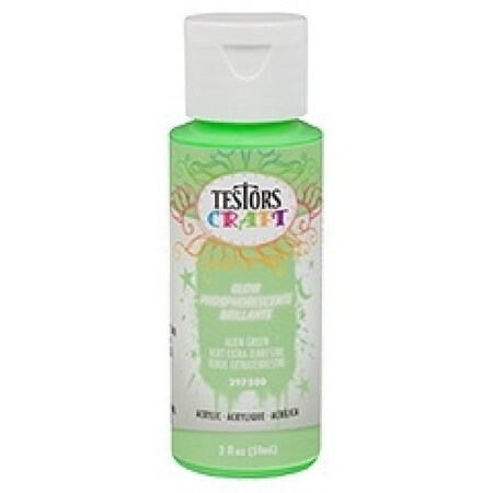 Rust-Oleum CRAFT PAINT 2 OZ GLOW ALIEN GREEN TESTORS 297500 | Zoro