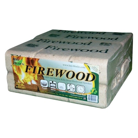 Bio Block FIREWOOD 4HR, 12PK BIO-12A | Zoro