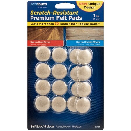 Softtouch PROTECTIVE PAD RND 1 in. W 4715295N | Zoro