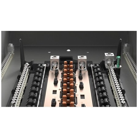 SIEMENS SN Load Center 125A, 20, 120/240V AC, Main Lug, - SN2020L1125