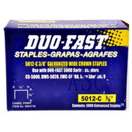 Duo Fast Staples Duo-Fast Staples-5M Bx 5012C | Zoro