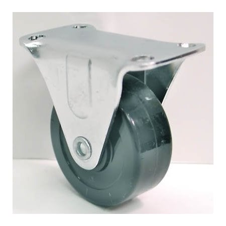 Jacob Holtz 2 in. Swivel Plate Utility Caster With Brake 100 Lbs Load ...