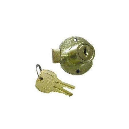 Compx National Door Lock For Up To 7/8 in. Material 870404G642 | Zoro