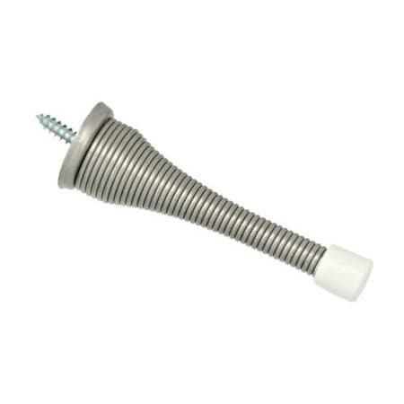 National Hardware Baseboard Door Stop Satin Nickel 331165 | Zoro