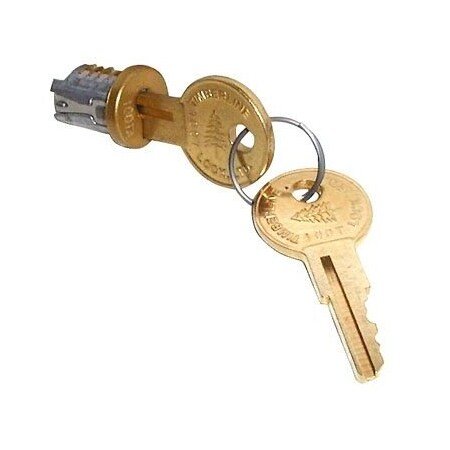 Compx Timberline Timberline Lock Plug Old English Keyed Alike Key ...