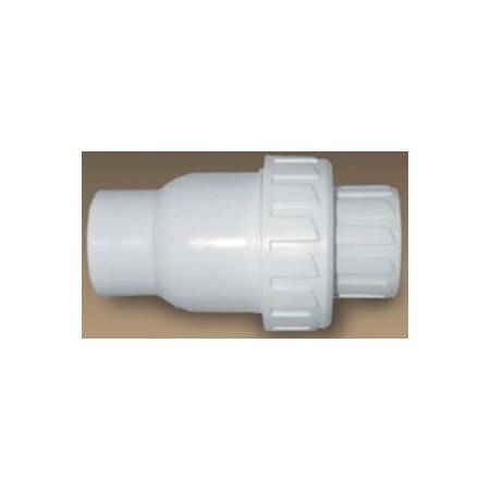 Smith-Cooper Check Valve, 1 in. Solvent Pvc 0209CV50K | Zoro