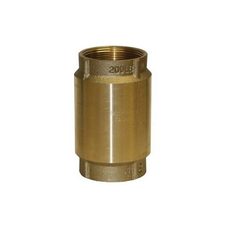 Merrill Check Valve, Brass 2 in. Nl CVNL200 | Zoro