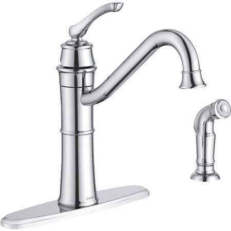 Moen Faucet Kit 1-Hdl W/Spray Chrom 87999 | Zoro