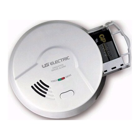 Universal Security Instruments USI SMOKE ALARM ION BATTERY BACKUP WT ...