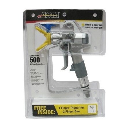 Asm/Airlessco ASM 500-Series Professional Airless Spray Gun 2-Finger w ...