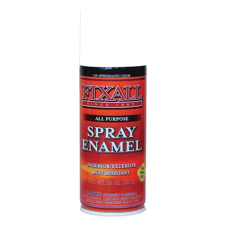 California Products - Fixall Paint Fixall Gloss White Spray 1301 | Zoro