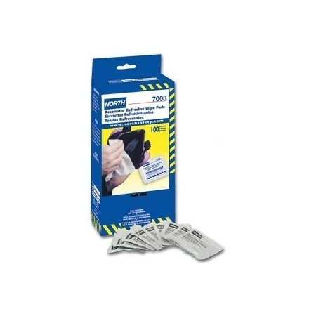 R3 Safety Respirator Wipes W/Alcohol 5x7 in., 100PK 7003 | Zoro