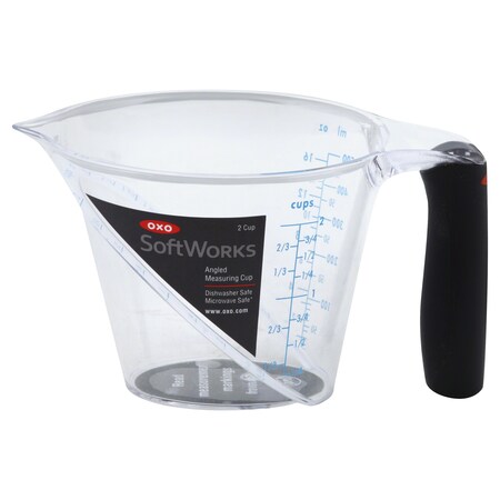 Oxo Soft Works Oxo Softworks 2 Cup Angled Measuring Cup Plastic 117498 ...